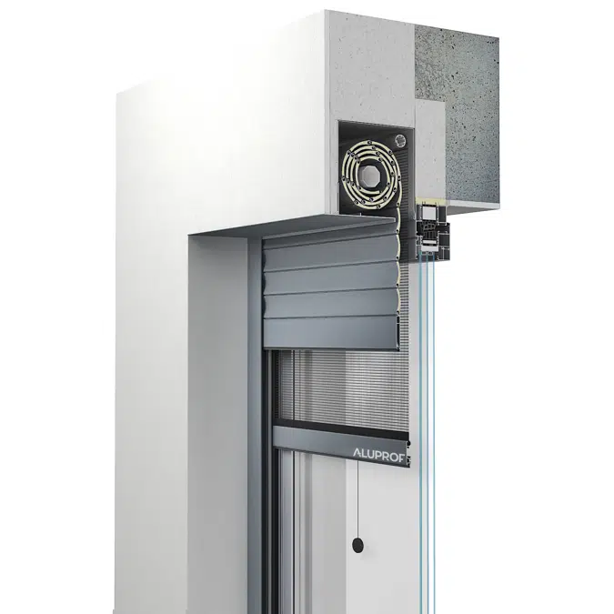 BIM objects - Free download! SP-E 165 Flush-mounted roller shutter ...