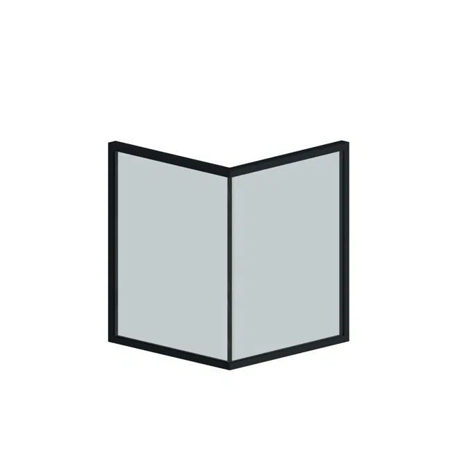 BIM objects - Free download! MB-86N SI Window Structural Corner 2-sash ...