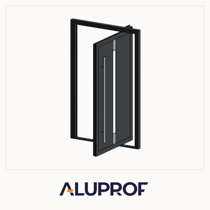 BIM objects - Free download! MB-86N PIVOT Panel Door AD02 Single ...