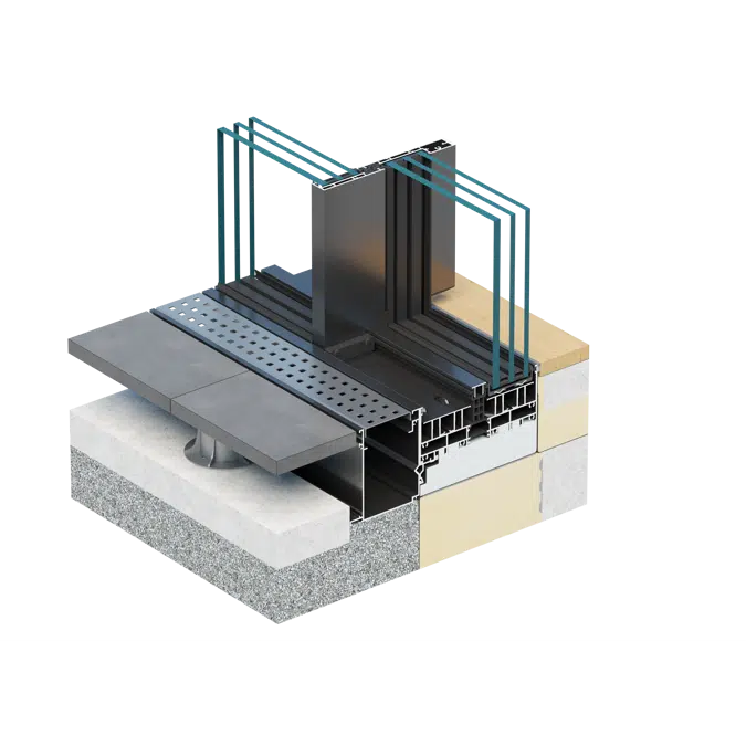 BIM objects - Free download! MB-Skyline Type R Sliding Door System ...