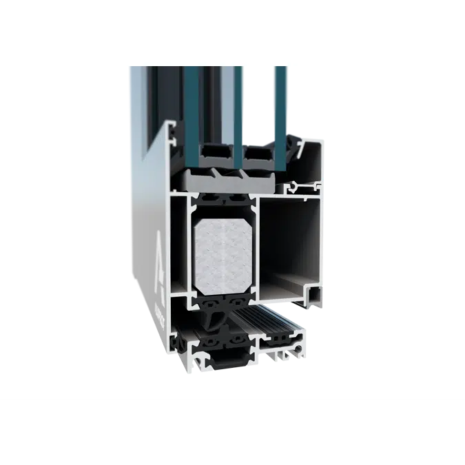 BIM objects - Free download! MB-86N SI Door Double Outward Opening for ...