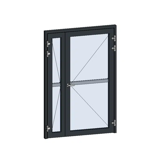 BIM objects - Free download! MB-79N SI/SI+ Door Double Outward Opening ...