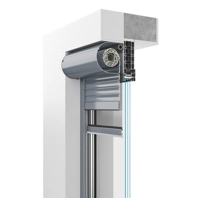 BIM objects - Free download! SKO 137 Front mounted roller shutter ...