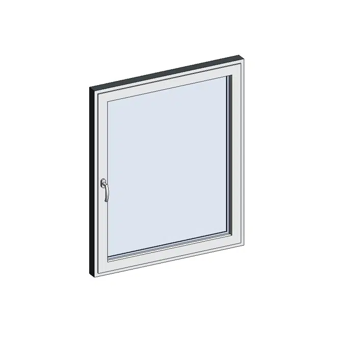 BIM objects - Free download! MB-86 SI Window 1-sash Tilt&Turn Bicolor ...