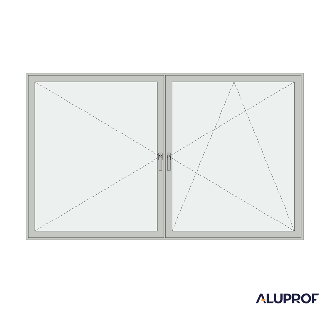 BIM objects - Free download! MB-79N US SI Window Type A 2-sash Tilt ...