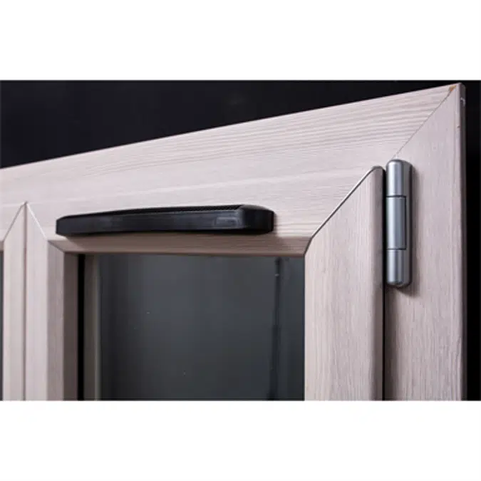 BIM objects - Free download! Wood aluminium window opening inside 2 ...