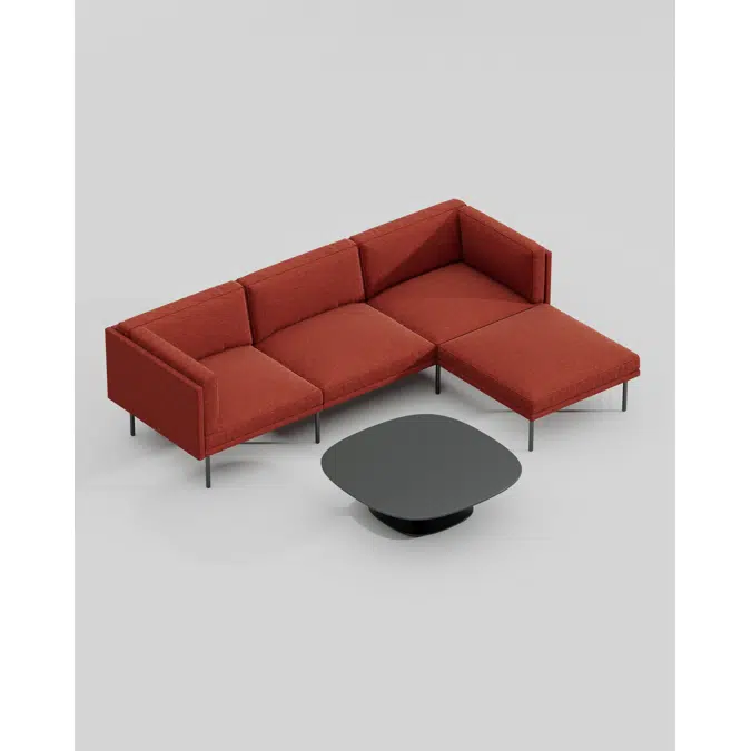 BIM objects - Free download! Mod Deep Sectional by HBF | BIMobject