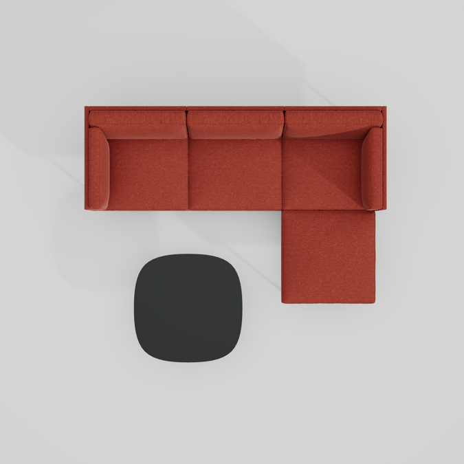 BIM objects - Free download! Mod Deep Sectional by HBF | BIMobject