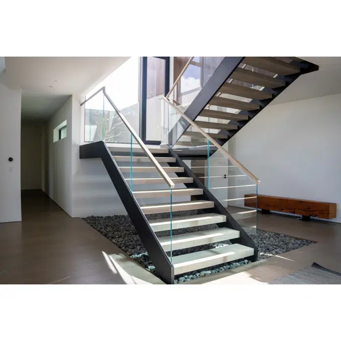 BIM object - ดาวน์โหลดฟรี! Viewrail FLIGHT Duo Floating Stairs ...