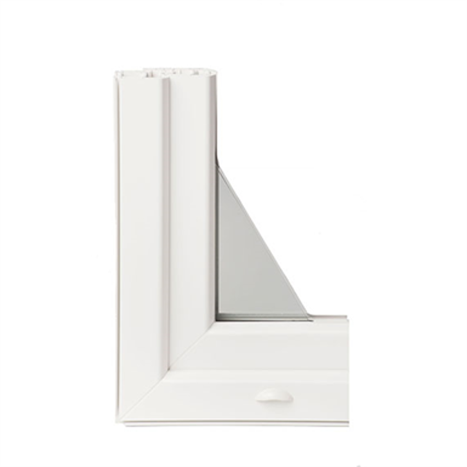 BIM objects - Free download! Fixed PVC Window With Roller Shutter ...