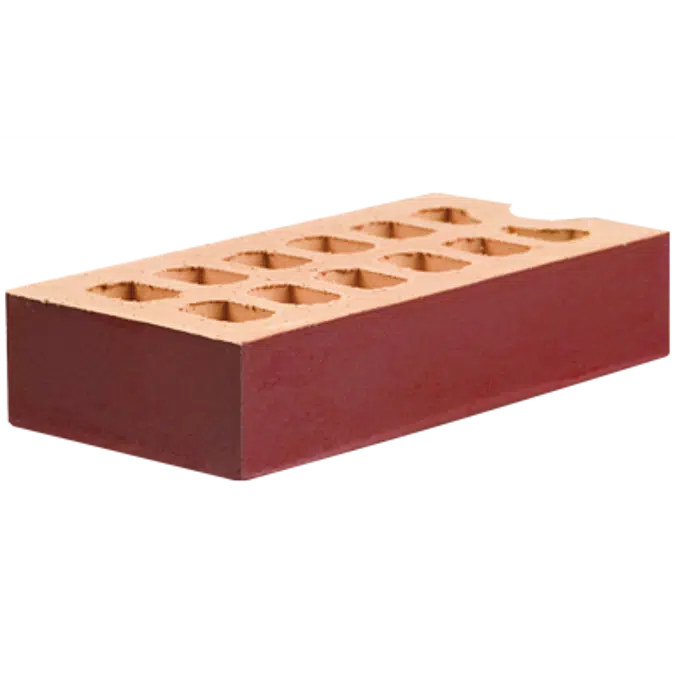 BIM objects - Free download! Burgundy Glazed Facing Brick | BIMobject