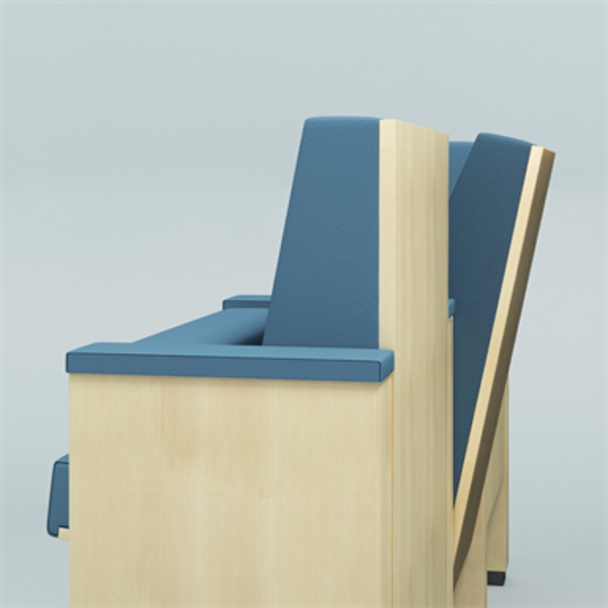 BIM objects - Free download! V9 - Seat with Movable Backrest | BIMobject