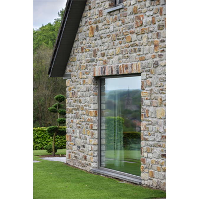 BIM objects - Free download! Fixed window PVC | BIMobject