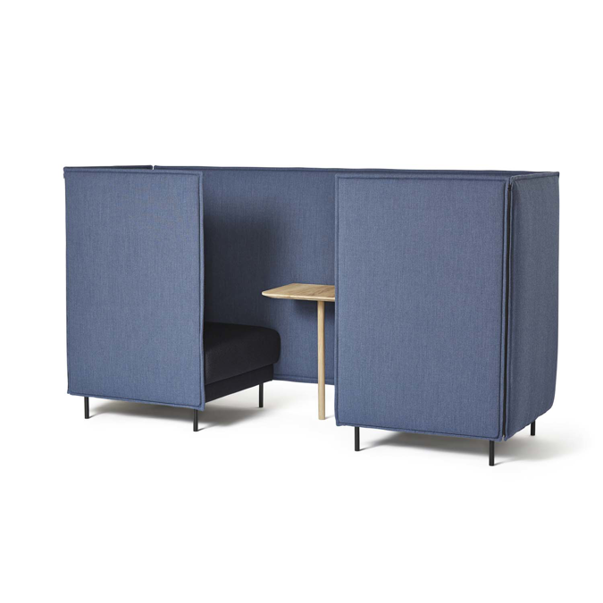 BIM objects - Free download! Private_2xchair_box_metallegs | BIMobject