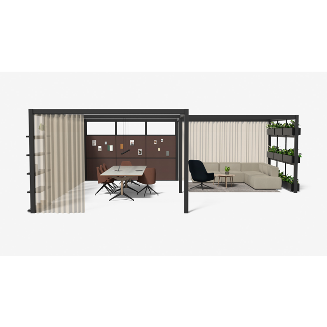 BIM objects - Free download! 4T Rooms - Configuration 3 | BIMobject