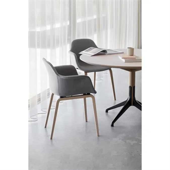 BIM objects - Free download! Woodstock Round Table Dia1200x740 | BIMobject