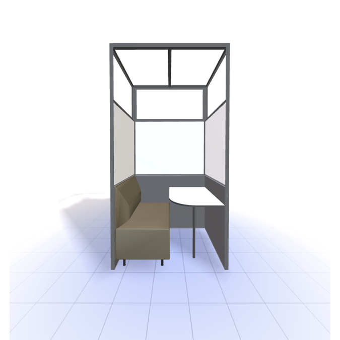 BIM objects - Free download! 4T Booth - H2400MM, D900MM Freestanding ...