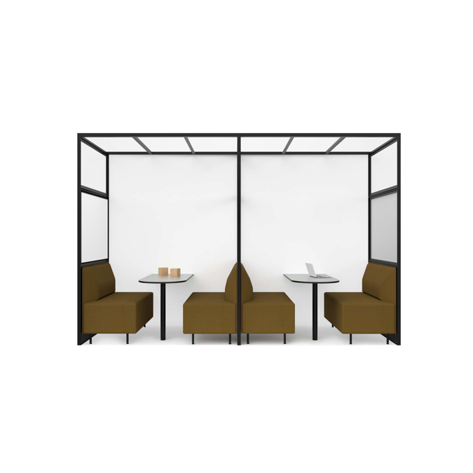 BIM objects - Free download! 4T Booth - H2400MM, D1200MM Wall Mounted ...