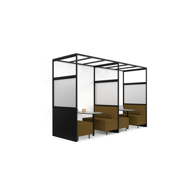 BIM objects - Free download! 4T Booth - H2400MM, D1200MM Wall Mounted ...