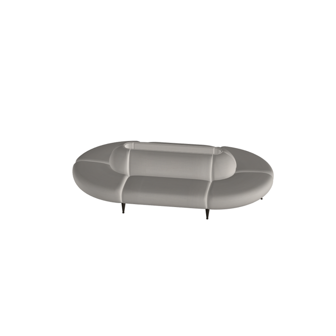 BIM objects - Free download! Ekko Modular Sofa w. Metal Legs - Config ...