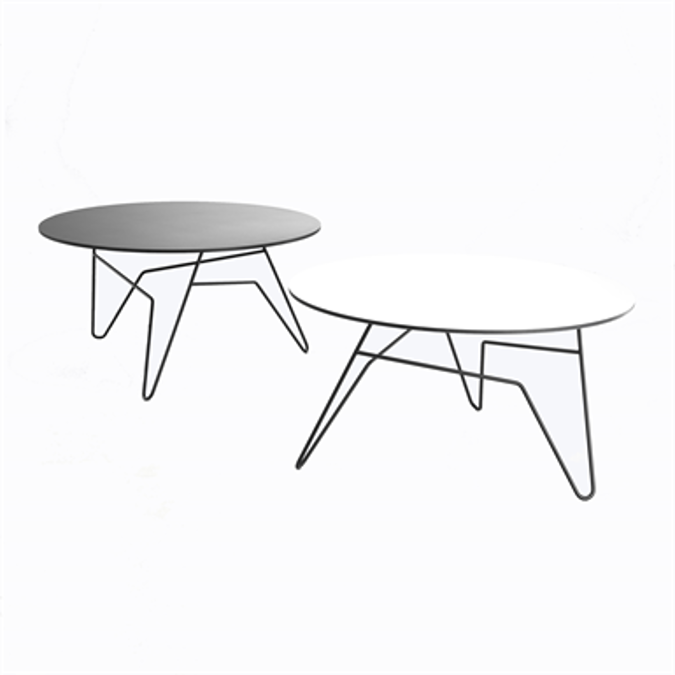 BIM objects - Free download! Twist table - Dia 85, H450 mm | BIMobject