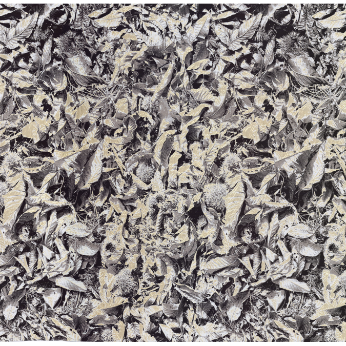 BIM objects - Free download! Fabric with Fallen leaves design [ Gold ...