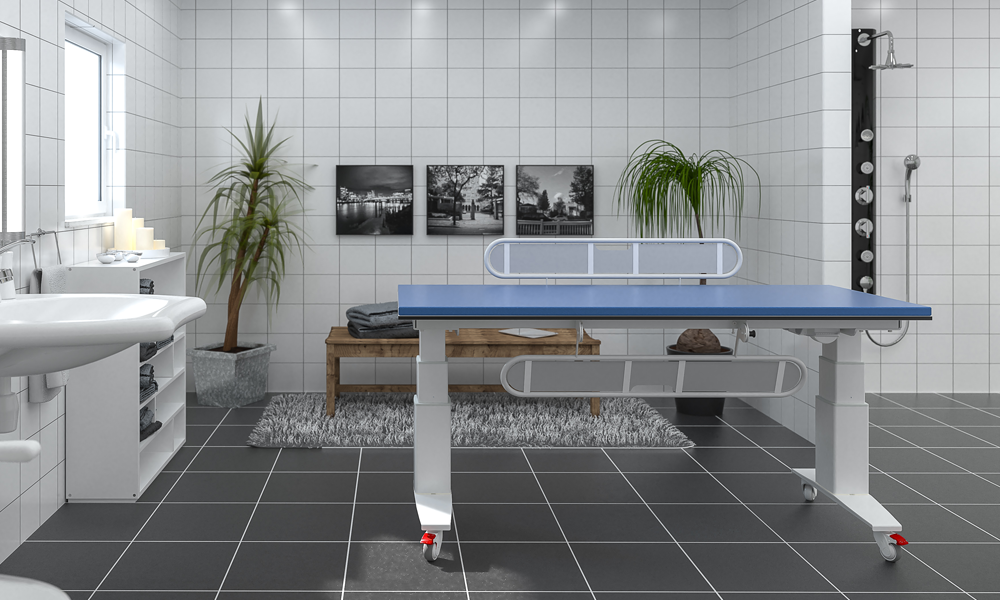 BIM objects - Free download! Changing tables - Shower and changing ...