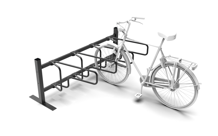 BIM objects - Free download! Bicycle parking - CubiQ Standard | BIMobject
