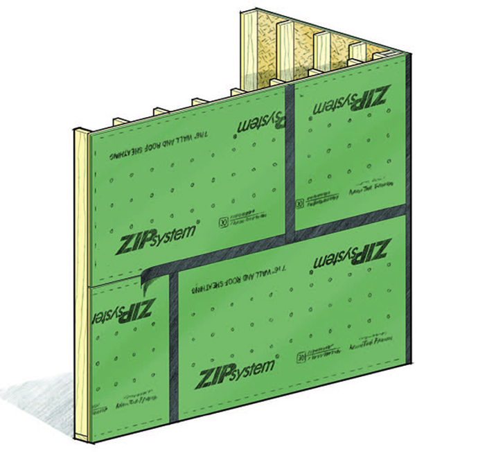 Objetos BIM - ¡Descarga gratis! Wall Solutions - ZIP System R-Sheathing ...