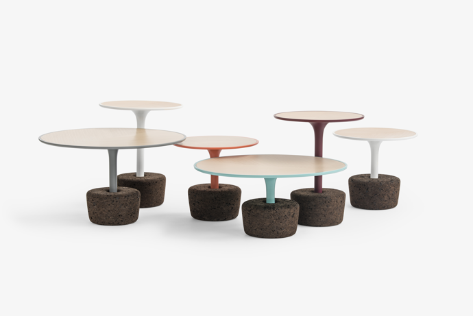 BIM objects - Free download! Flora - Side tables by DAM | BIMobject