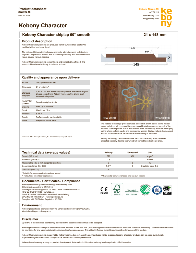 BIM objects - Free download! Kebony Norway AS | BIMobject